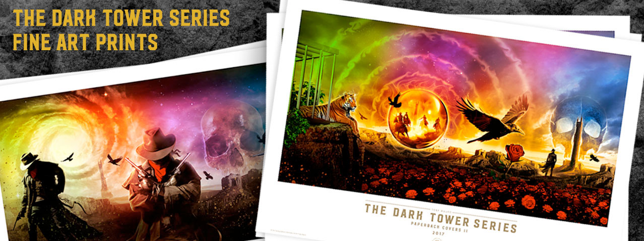 The Dark Tower Series Paperback Covers I & II - Suntup Editions