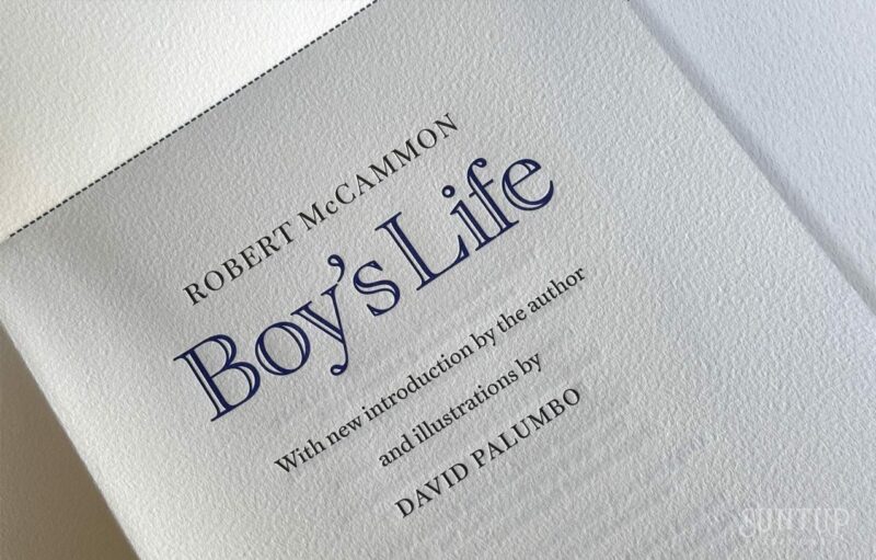 Boy's Life by Robert McCammon - Suntup Editions